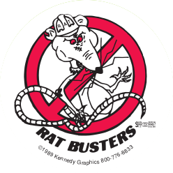 Rat Busters Decal – Kennedy Graphics