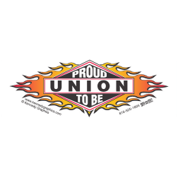 Proud To Be Union Decal (White Background) – Kennedy Graphics